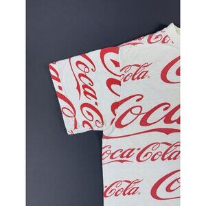 Coca Cola | Shirts | Rare Vintage 9s Coke Coca Cola Aop Logo Single ...
